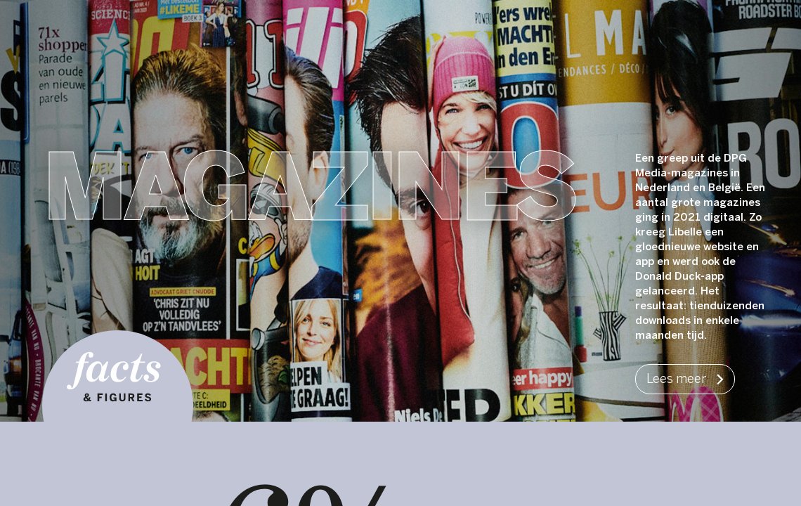 Dit is DPG Media - DPG Media jaarverslag 2021