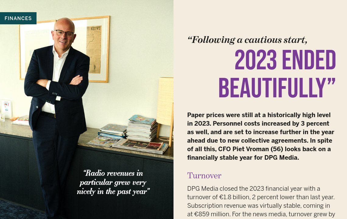 Ludwig Criel - DPG Media Annual Report 2023