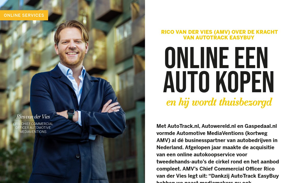 Online een auto kopen - DPG Media jaarverslag 2023